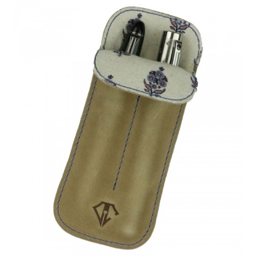 Double Pen Case Desert Blue